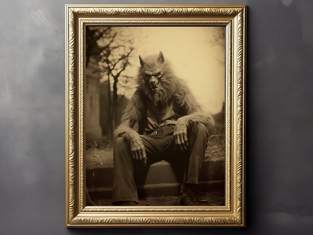 Werewolf Photograph Victorian Photography, Vintage Photo, Werewolf ...