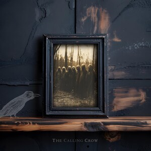 Masked Forest Cult – Vintage Found Photography Digital Download, Gothic ...