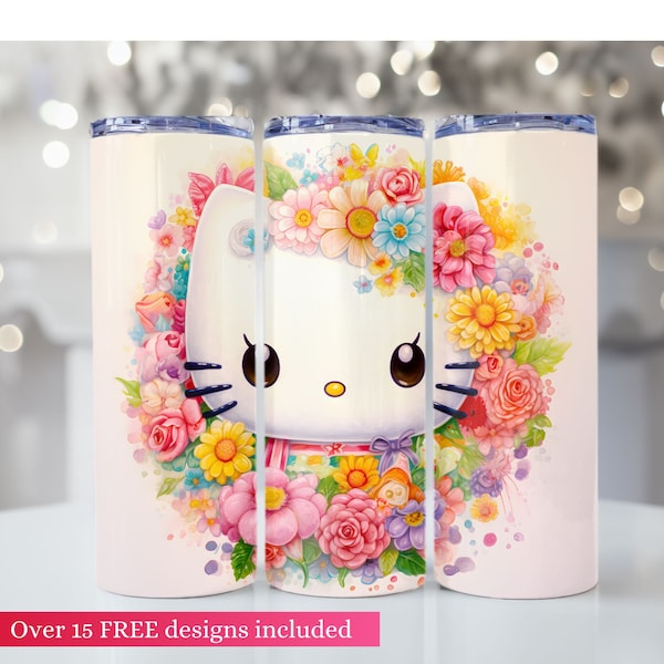 Hello Kittys Tumbler Wrap - Etsy