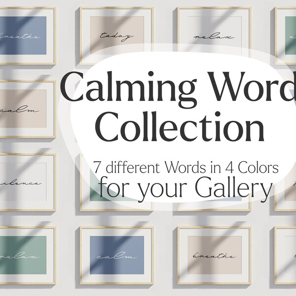 Wall Gallery With Words - Etsy