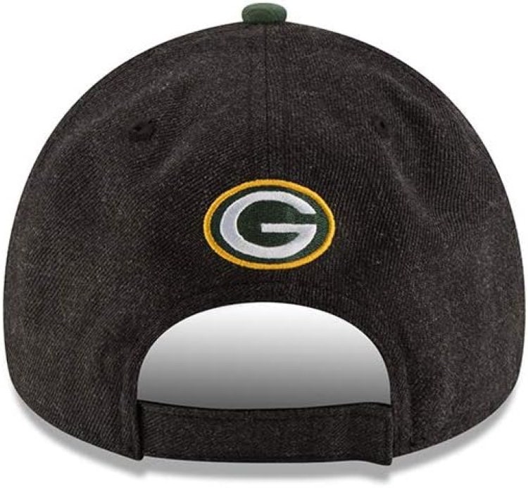 New Era Green Bay Packers the League Heathered 9FORTY Adjustable Hat ...