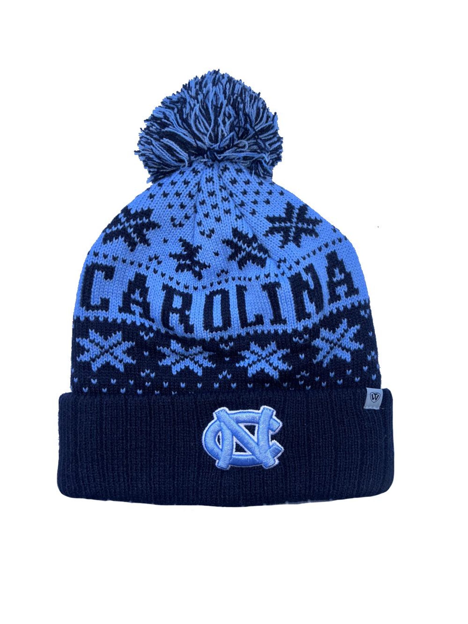 North Carolina Tar Heels Subarctic Cuffed Pom Knit Beanie Hat / Cap - Etsy