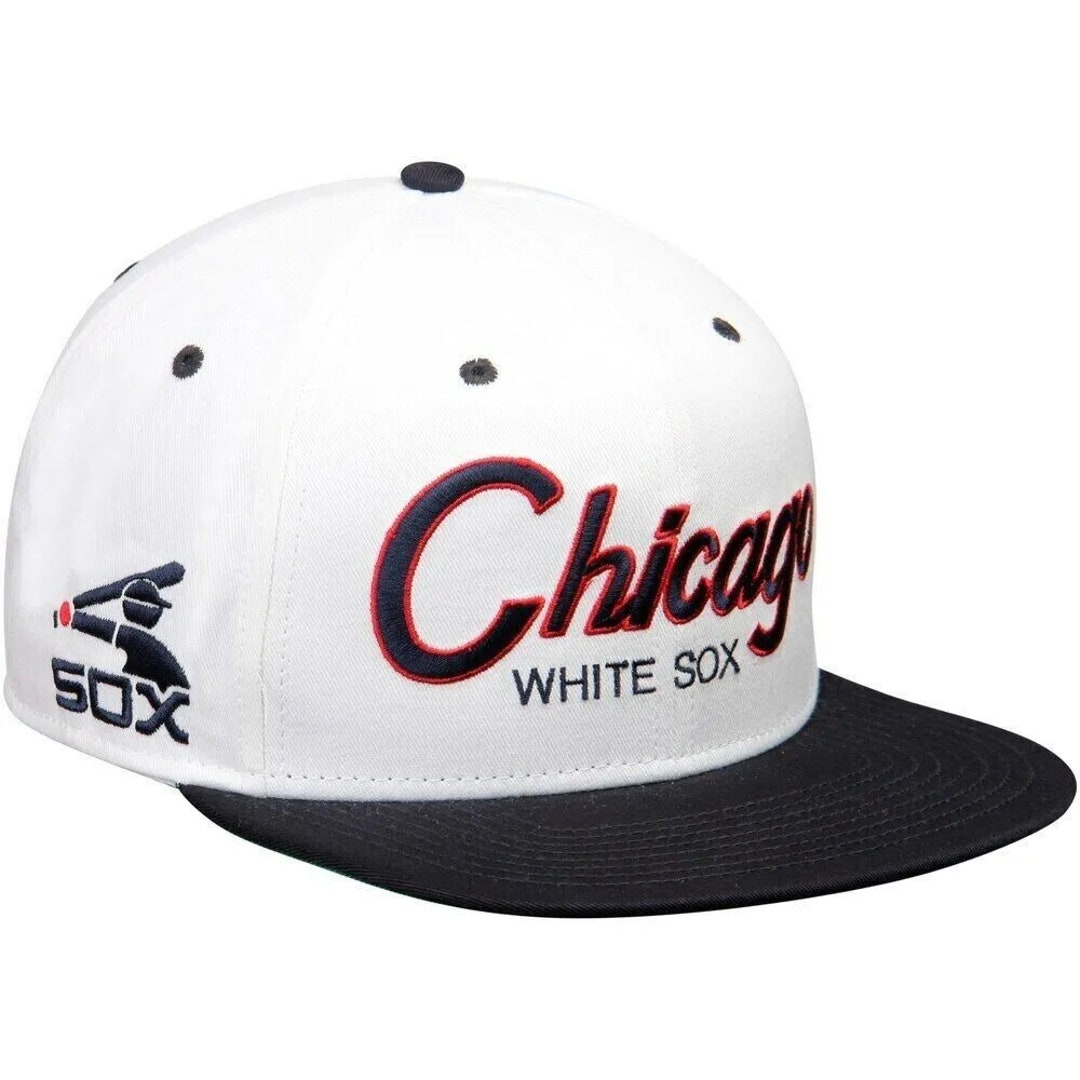 Nike Vintage Two Tone Script Chicago White Sox 1990s Adjustable ...