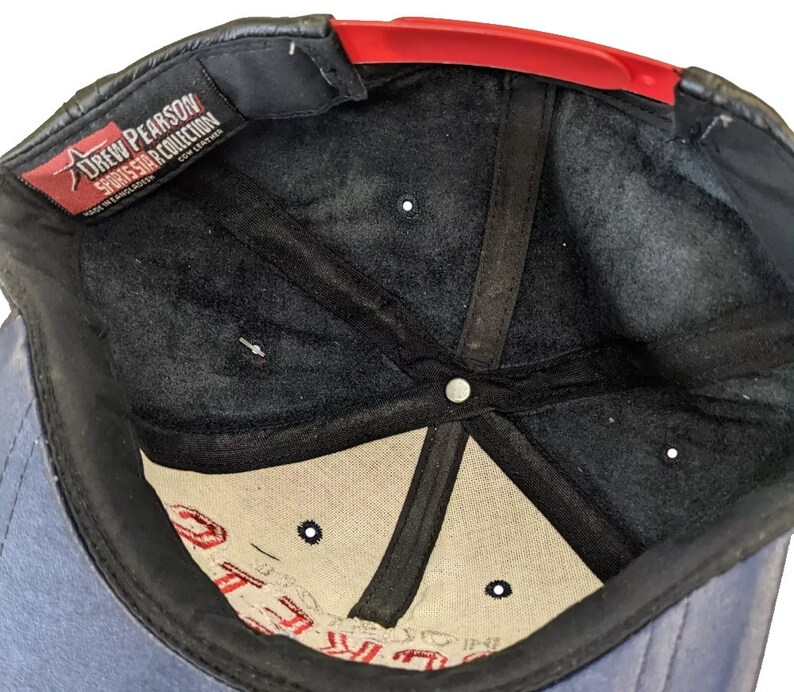 Vintage Drew Pearson Houston Rockets 1990s Leather Snapback Hat/cap ...