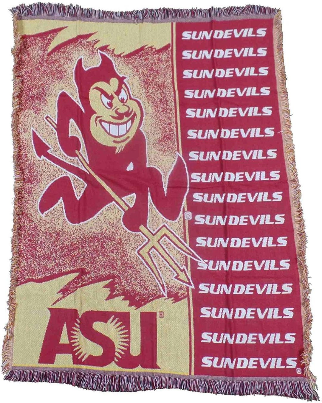 The Northwest Company Arizona State Sun Devils Sparky Triple Woven 48 ...