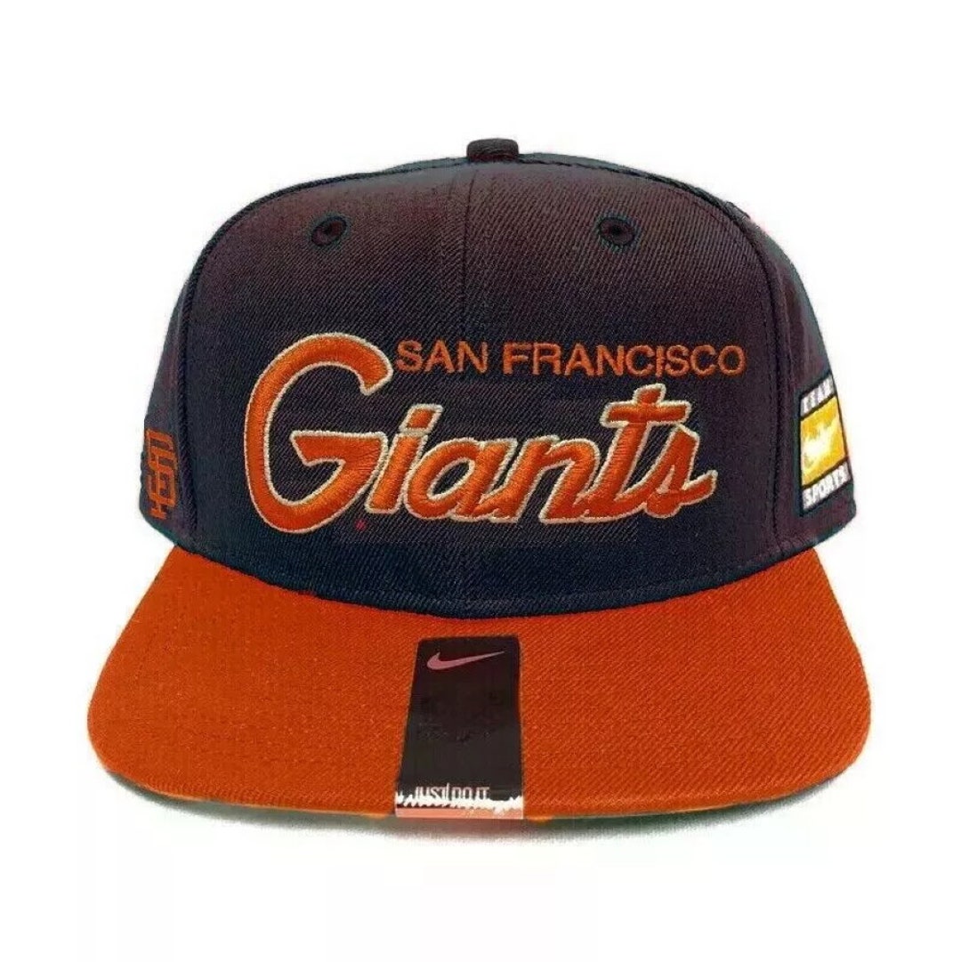 Nike Vintage Two Tone Script San Francisco Giants 1990s Adjustable ...