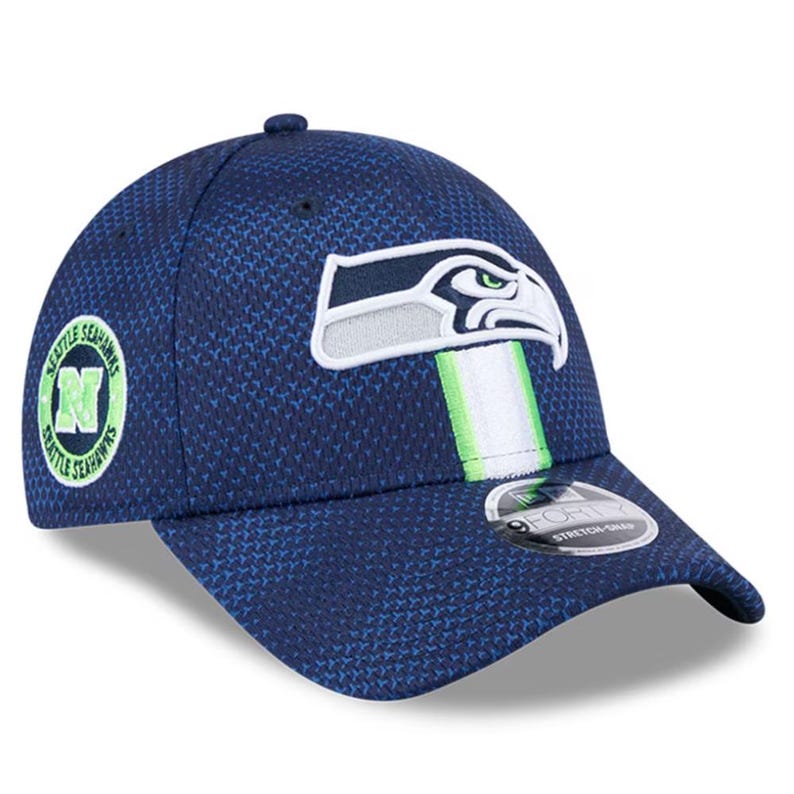 Men's New Era Seattle Seahawks Official Sideline 9FORTY Stretch-snap ...