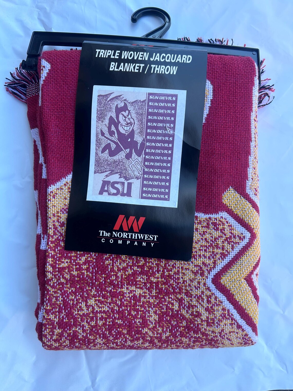 The Northwest Company Arizona State Sun Devils Sparky Triple Woven 48 ...