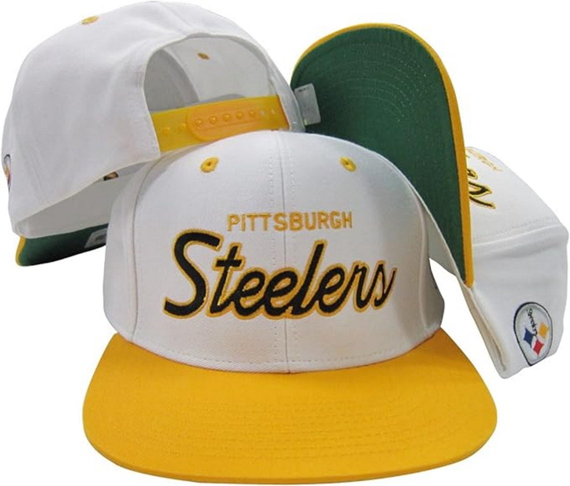 Vintage NFL Pittsburgh Steelers Script Snapback Hat / Cap - NWT - Etsy