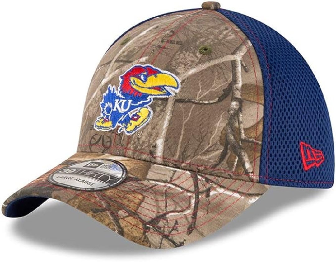 Kansas Jayhawks New Era Real Tree Neo 39THIRTY Flex Fit Hat / Cap - Etsy