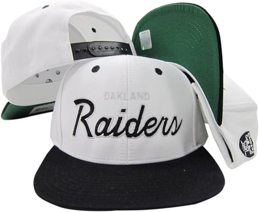 Vintage NFL Oakland Raiders 1990s Script Snapback Hat / Cap - NWT - Etsy