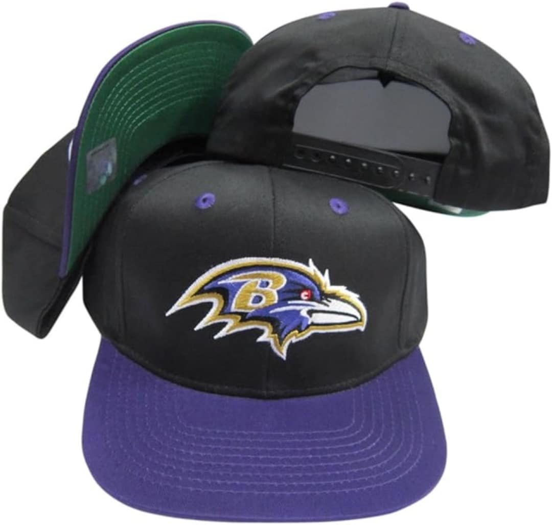 Vintage NFL Baltimore Ravens Primary Logo Adjustable Snapback Hat / Cap ...