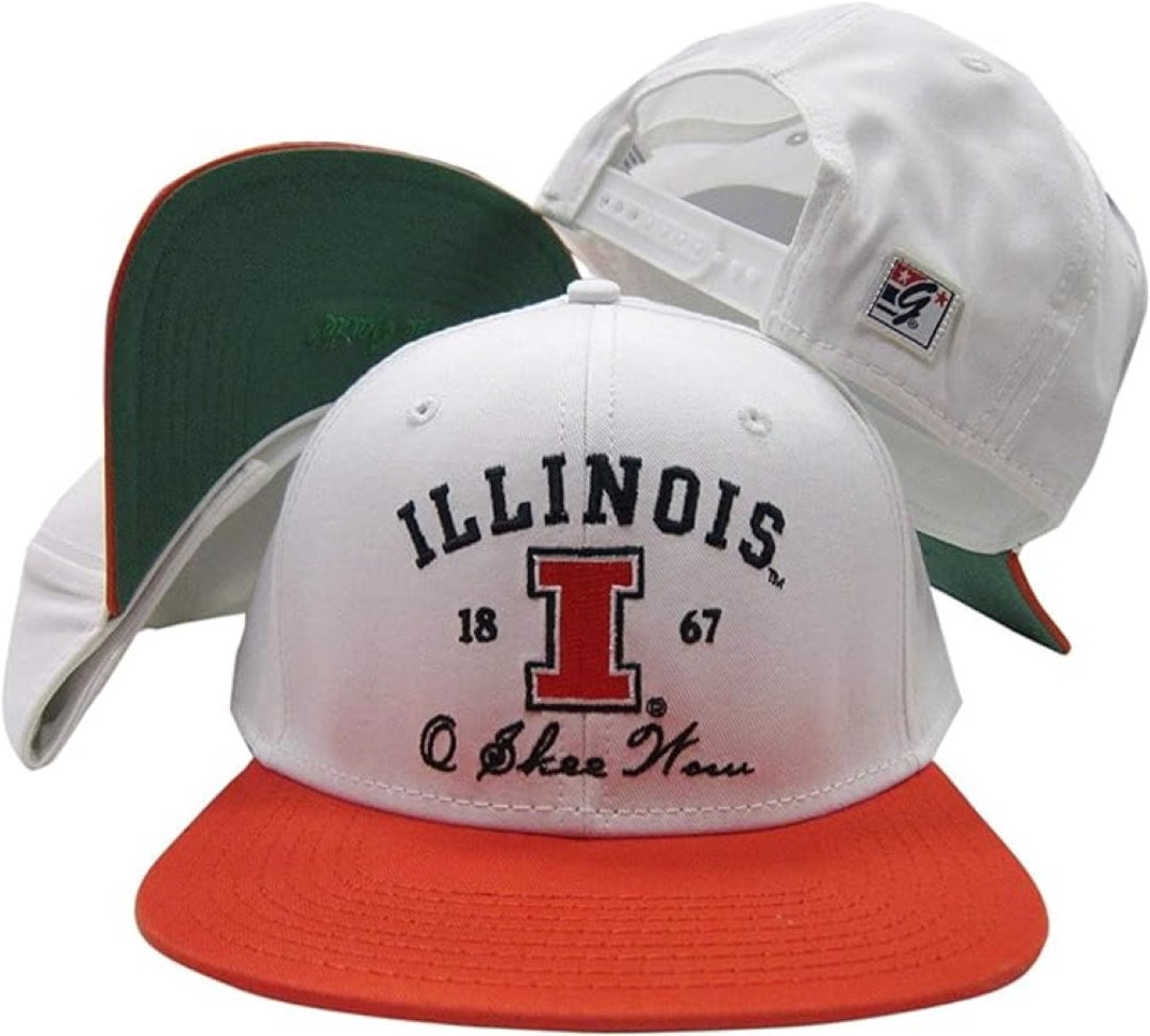 The Game Vintage Arch Script Illinois Fighting Illini Snapback Cap ...