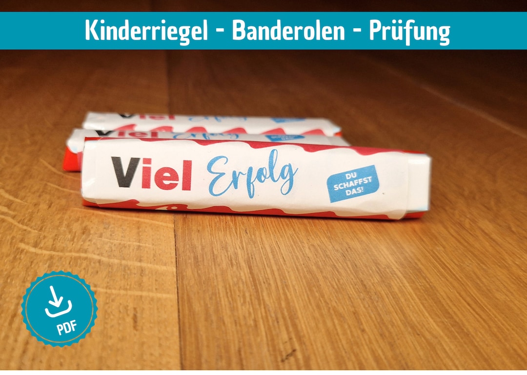 Kinderriegel Banderolen Zum Download, Personalisierbar, Mutmacher ...