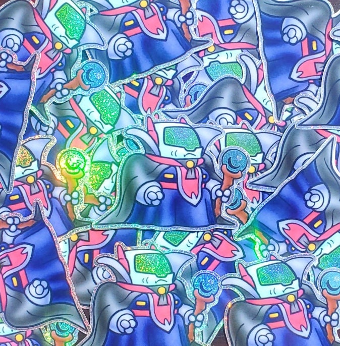 Guntank Wizard Sticker(holographic/glitter) - Etsy