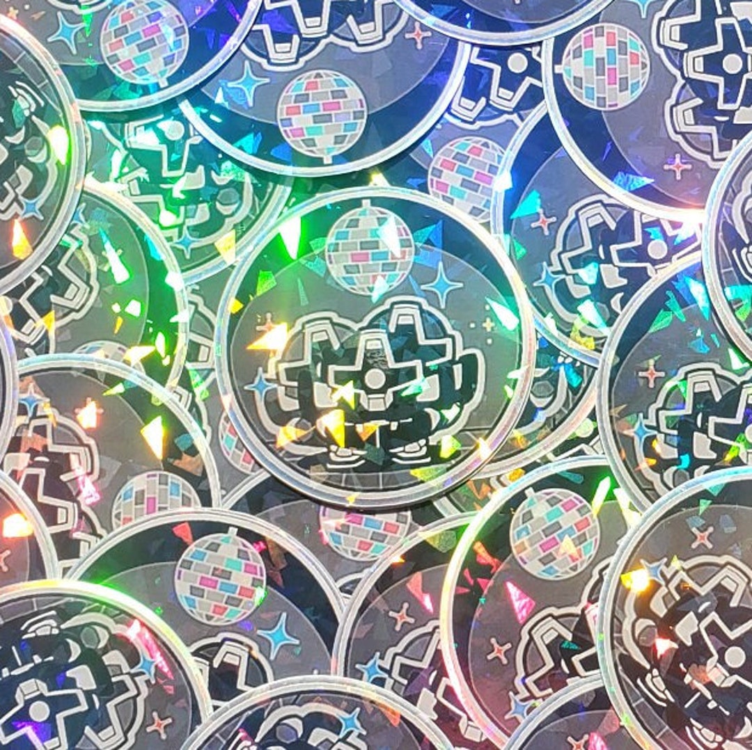 Disco DOM Sticker(holographic) From Gundam Evolution - Etsy