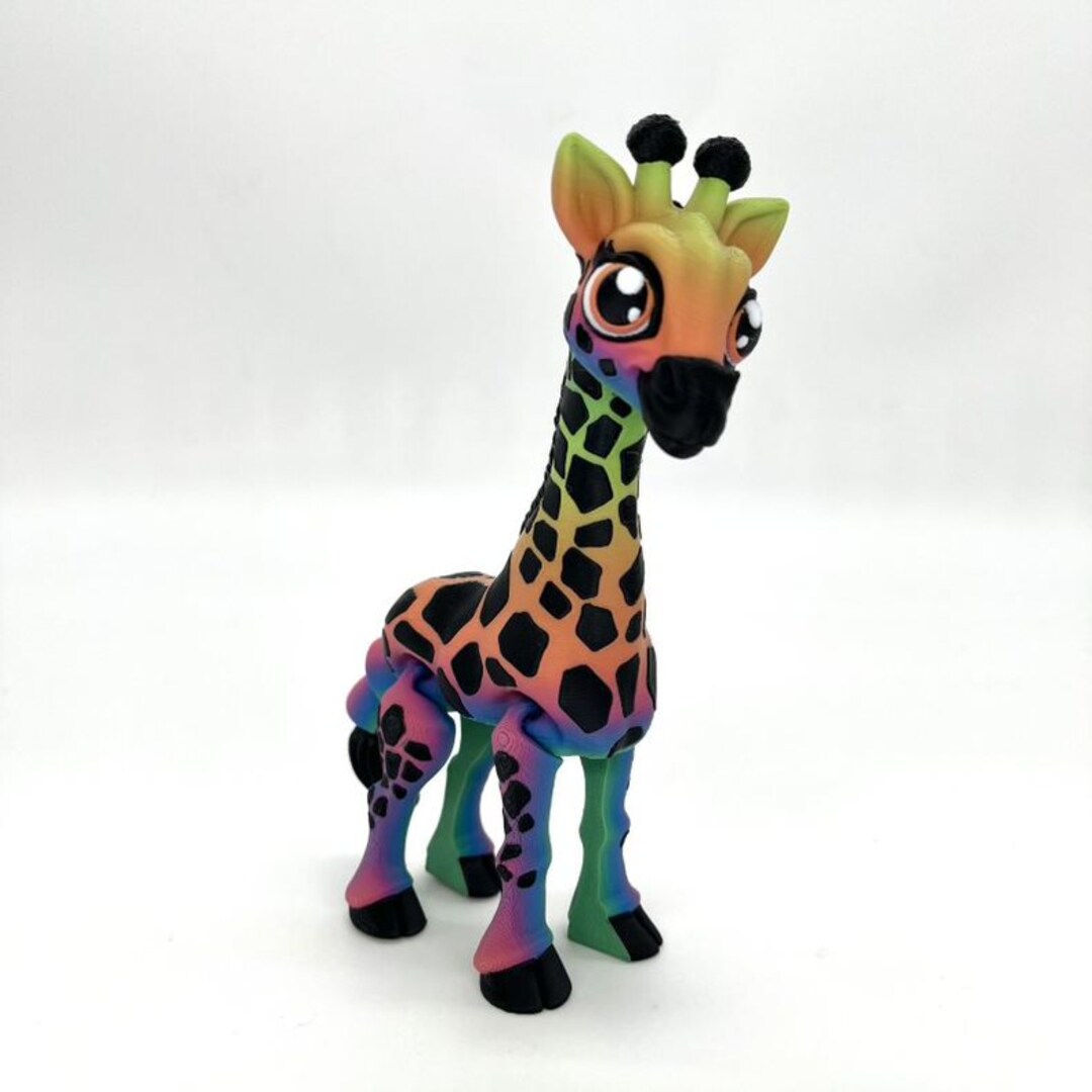 Articulating Giraffe Figurine - Etsy