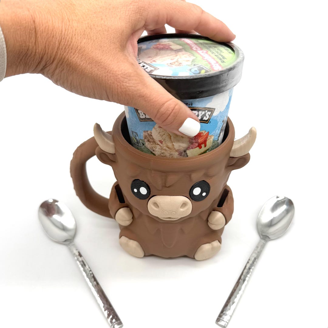 Snack Cup and Ice Cream Holder - Etsy