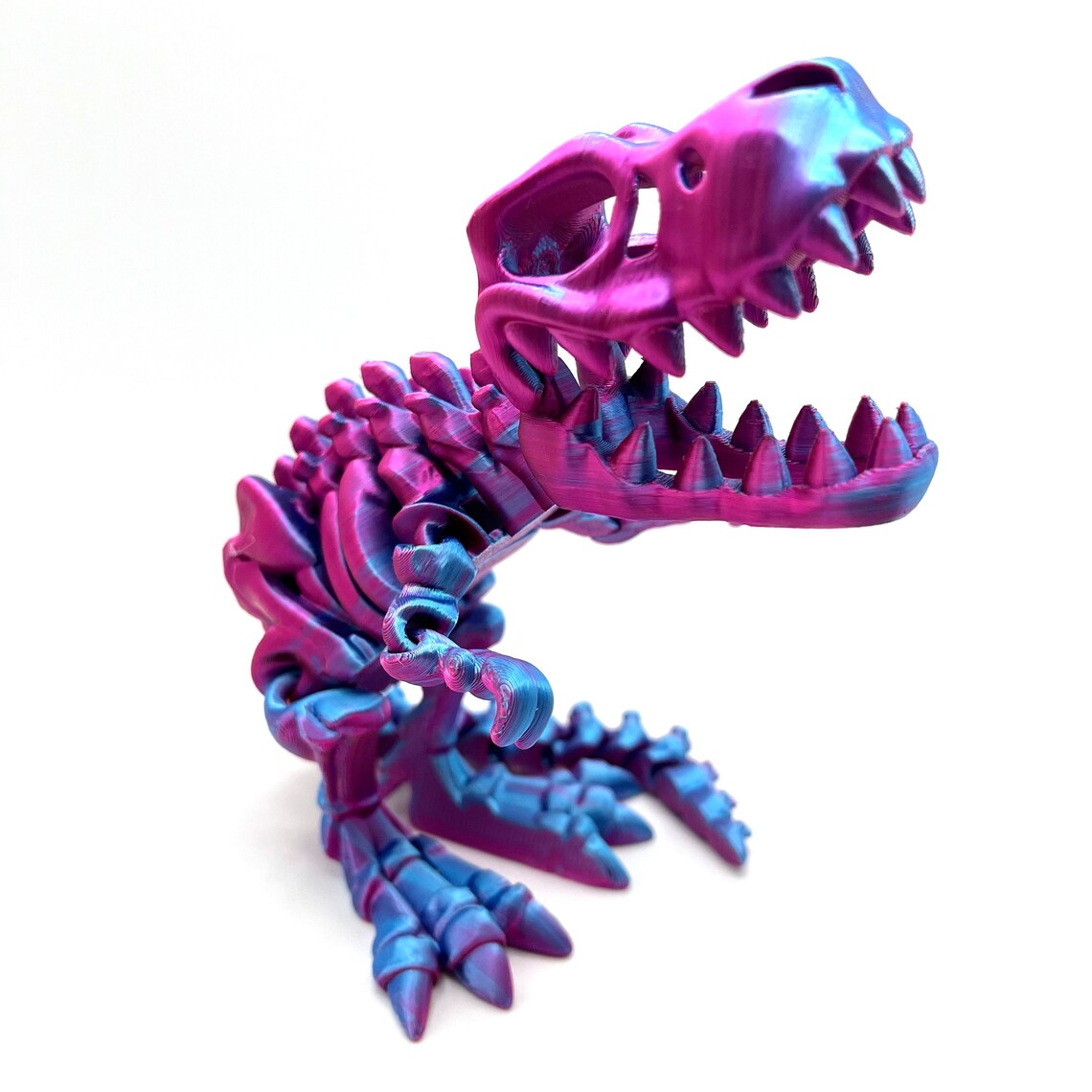 Flexi T-rex Skeleton Fidget - Etsy