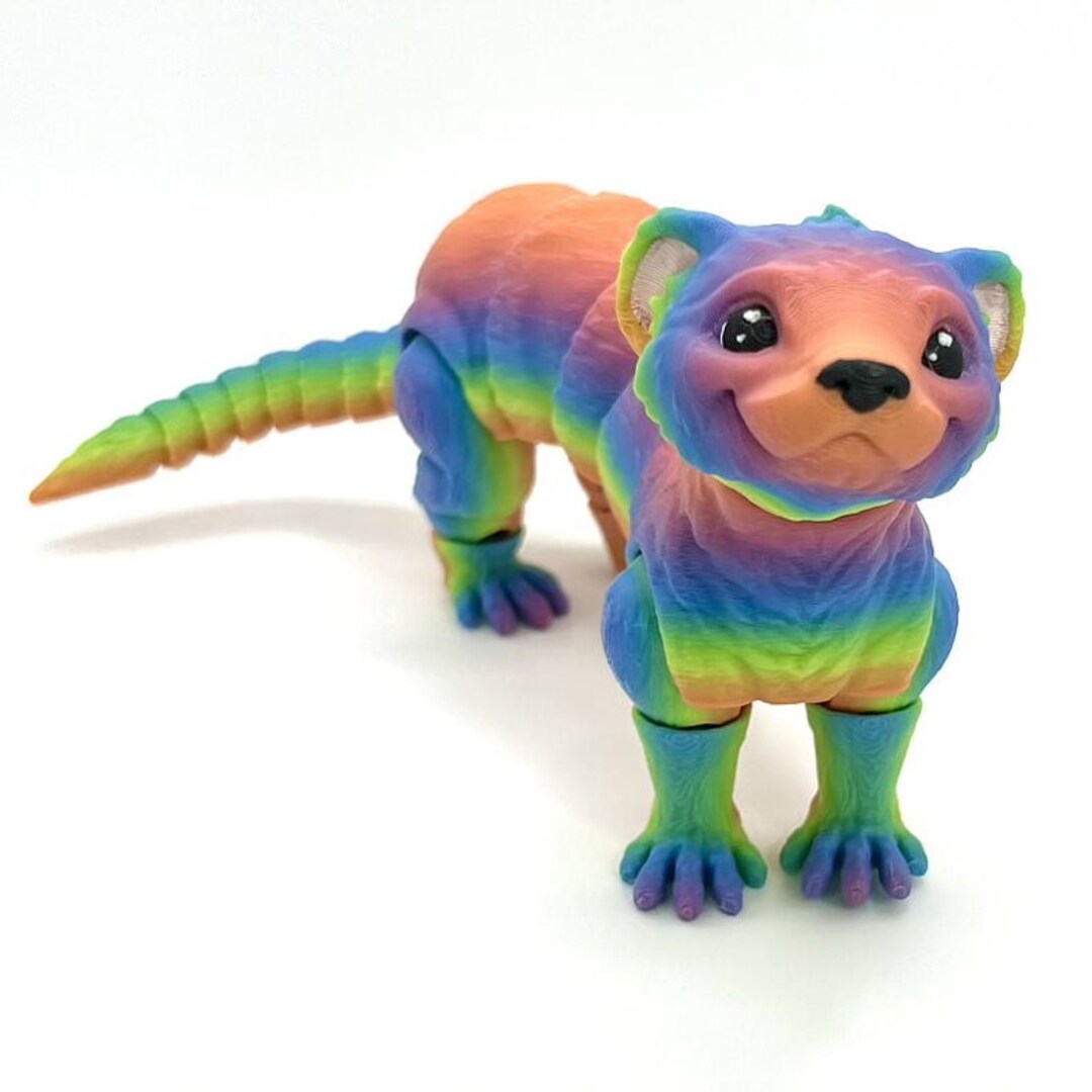 Articulating Ferret Figurine - Etsy