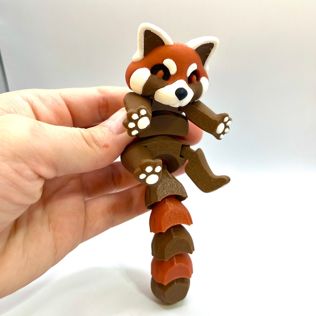 Articulating Red Panda Fidget Toy - Etsy UK