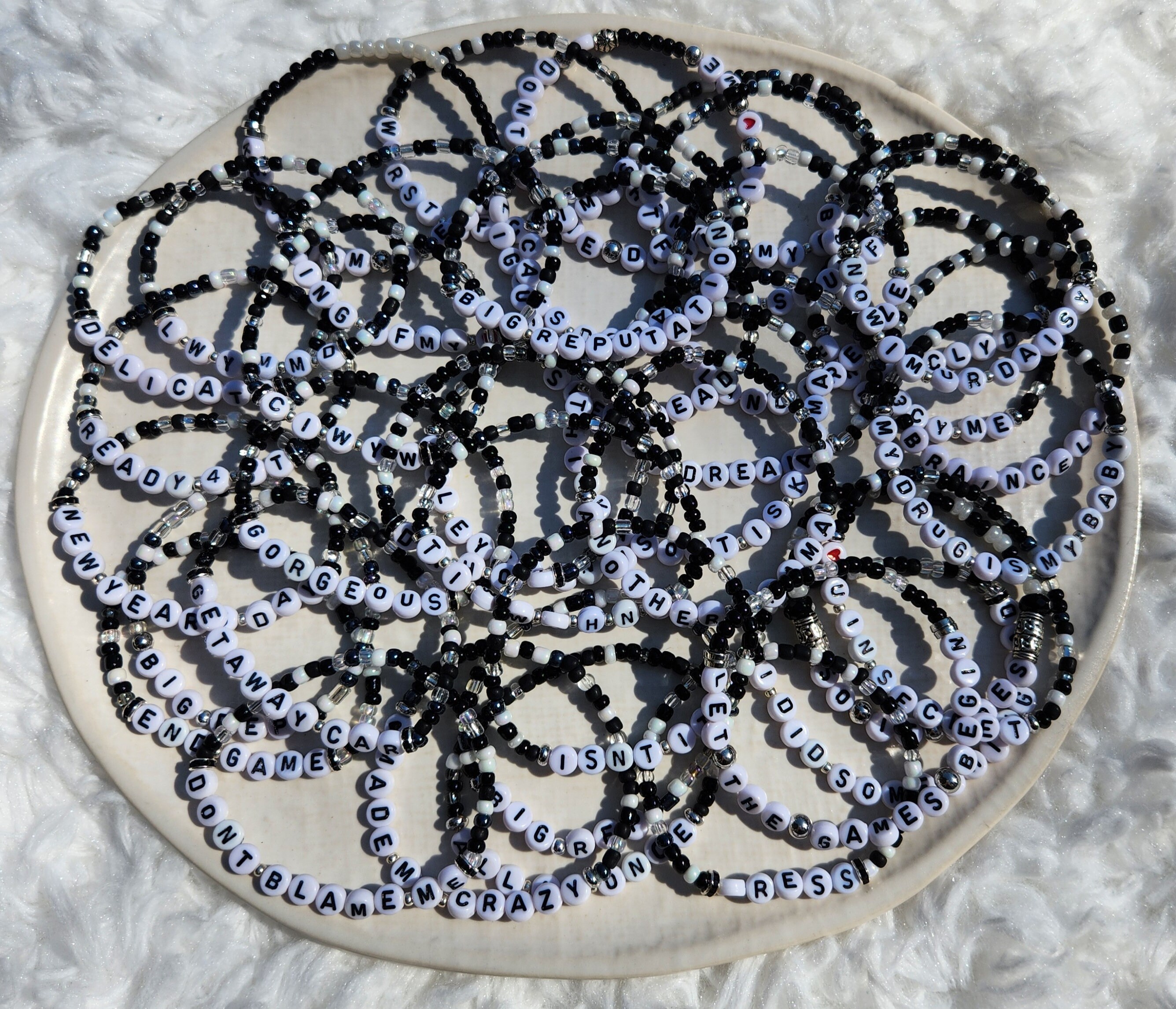 Taylor Swift Inspired Era's Friendship Bracelets, Swiftie Bracelets ...