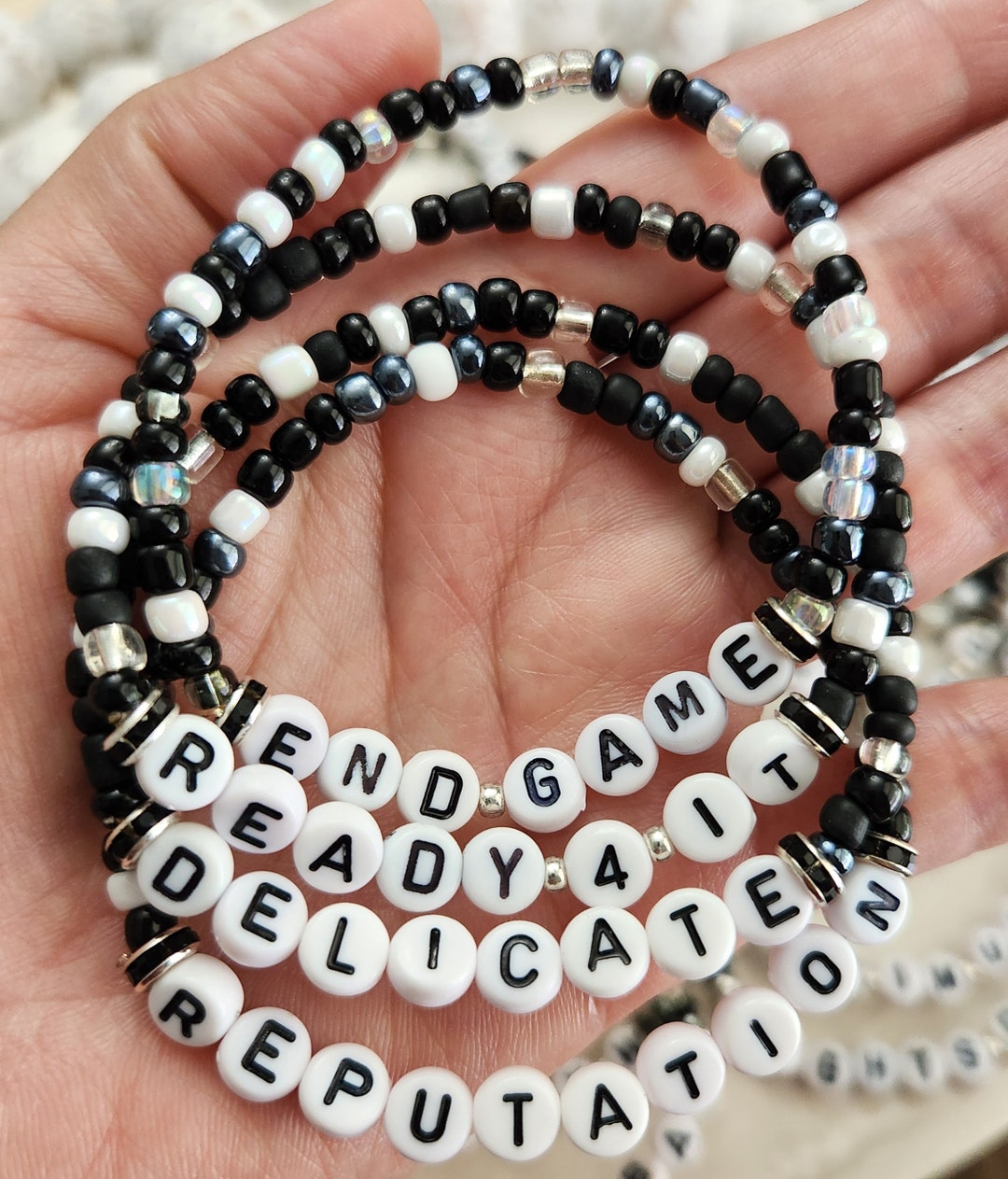 Taylor Swift Inspired Era's Friendship Bracelets, Swiftie Bracelets ...