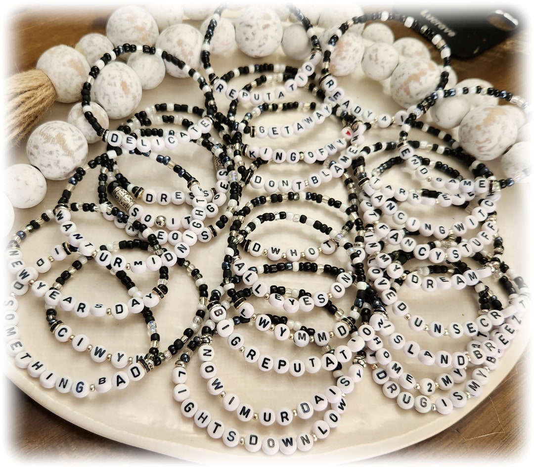 Taylor Swift Inspired Era's Friendship Bracelets, Swiftie Bracelets ...