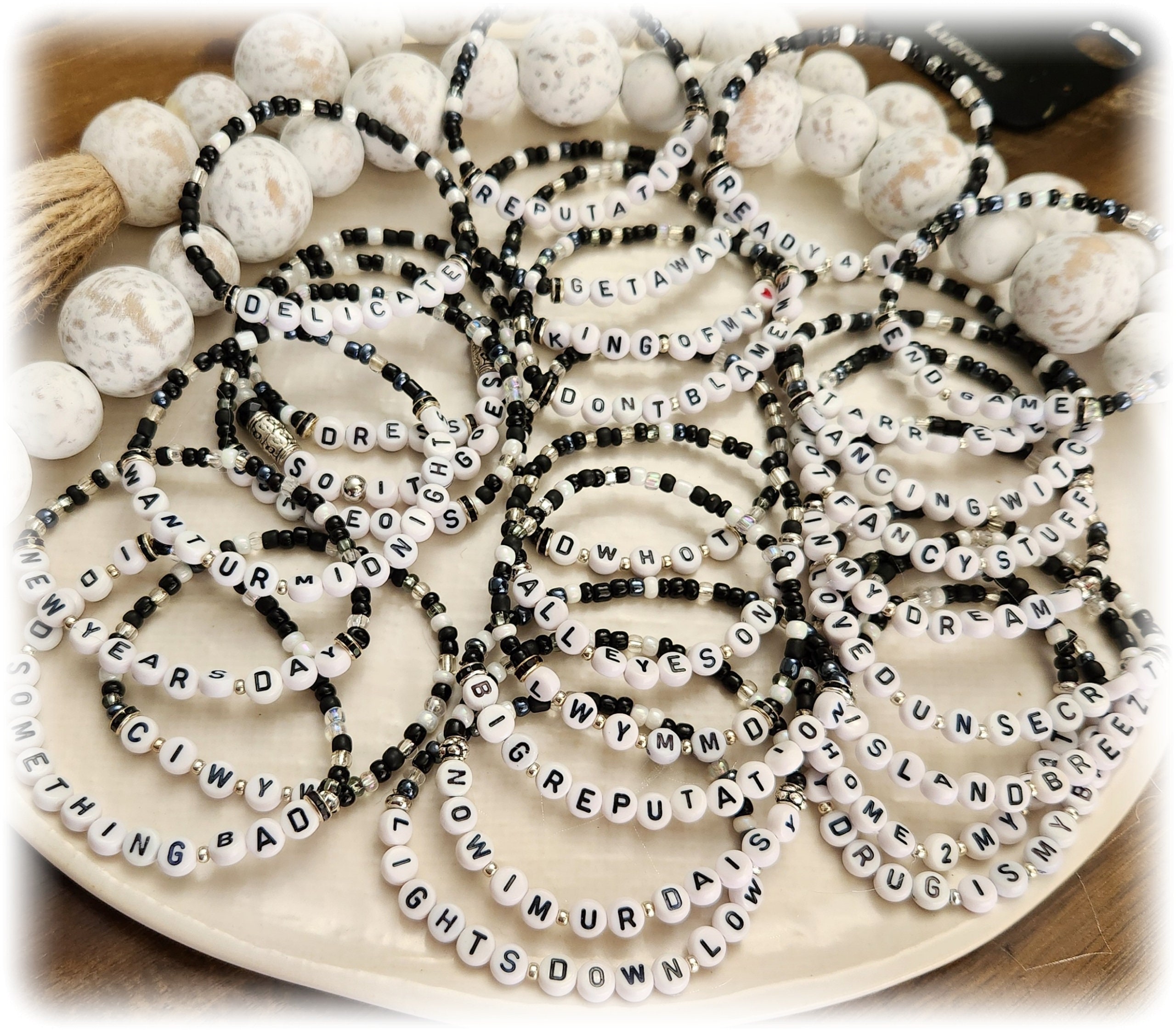 Taylor Swift Inspired Era's Friendship Bracelets, Swiftie Bracelets ...