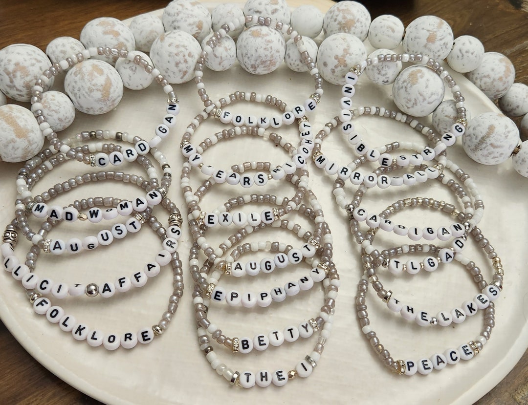 Taylor Swift Inspired Era's Friendship Bracelets, Swiftie Bracelets ...