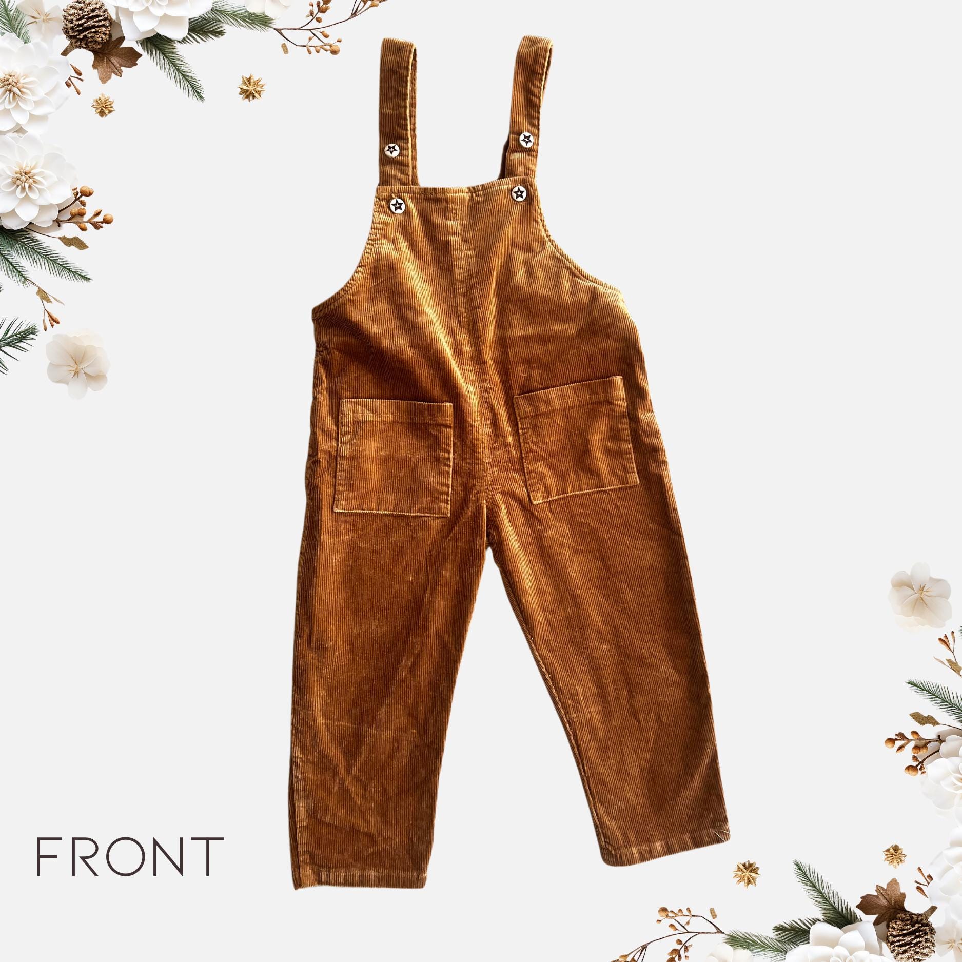 Kids Corduroy Adjustable Overalls – Perfect for Easter, Fall, Holidays ...