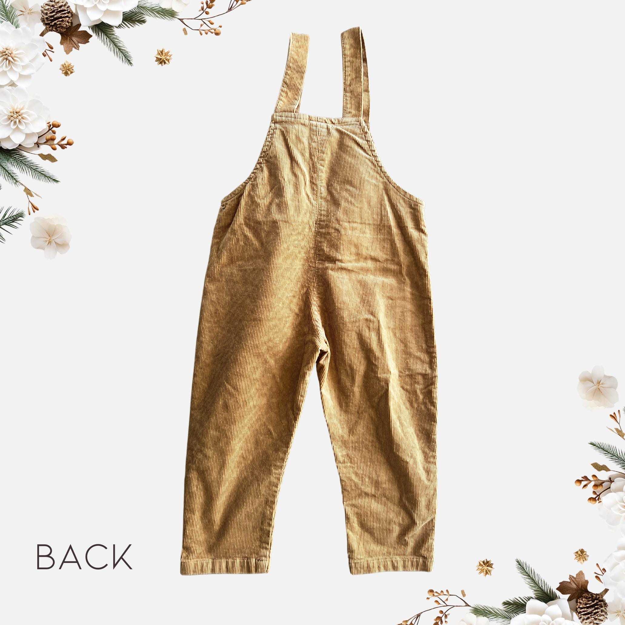 Kids Corduroy Adjustable Overalls – Perfect for Easter, Fall, Holidays ...