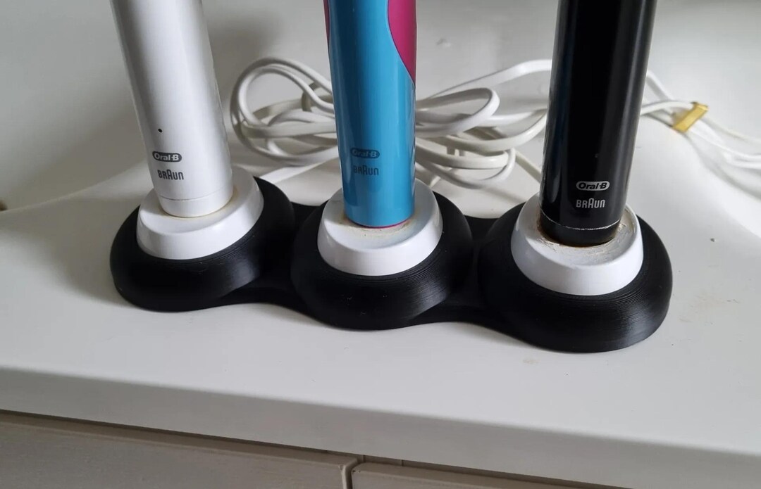Oral B Electric Toothbrush Triple Charging Stand Holder for Multiple ...