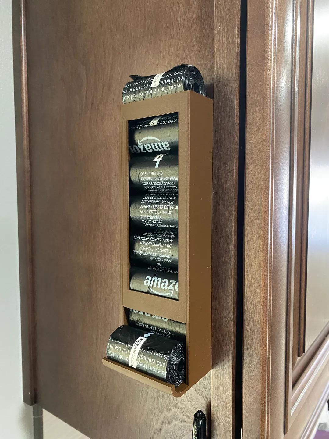 Wall-mounted Dog Poop Bag Dispenser – Single Stack Holder for ...