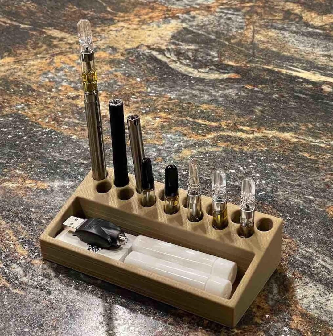 Stylish Vape Pen Holder and Cartridge Organizer - Durable Multi-device ...