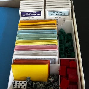 3D Printed Board Game Money Organizer Tray With Lid - Etsy