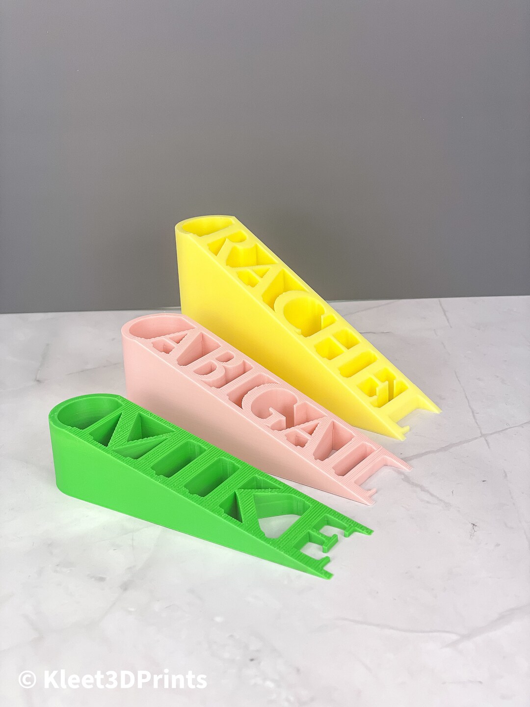 Custom Name Door Stop: 3D Printed Personalized Decor - Etsy