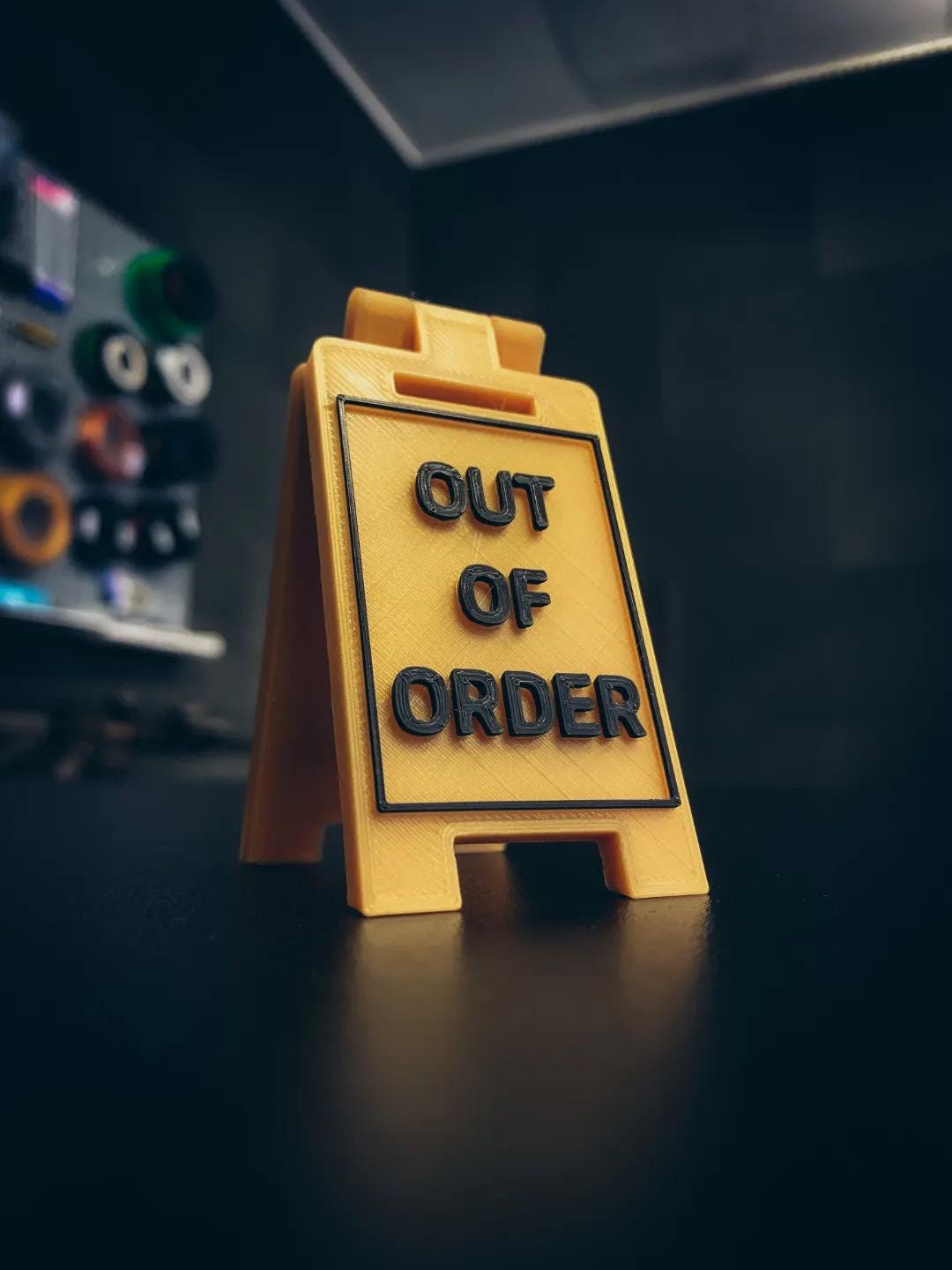 Customizable Mini 3d-printed Floor Stand Sign - Etsy