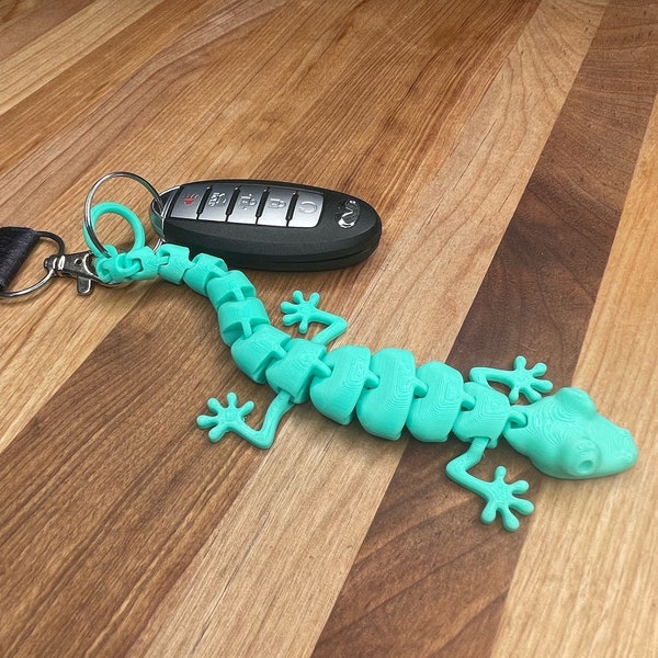 Lizard Keychain - Etsy