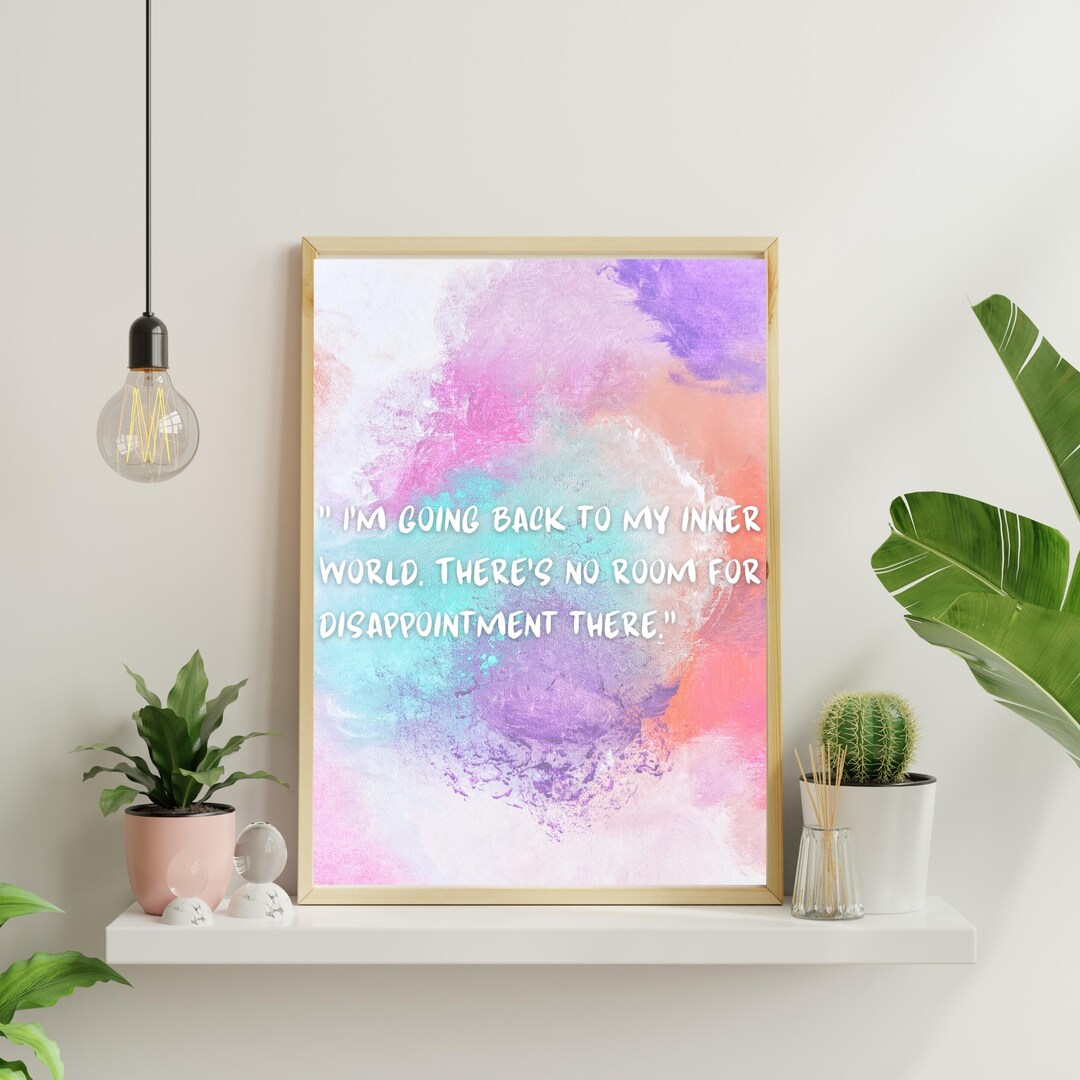 Literary Work Quote Poster, Motivational Spoken Word Digital Poster ...