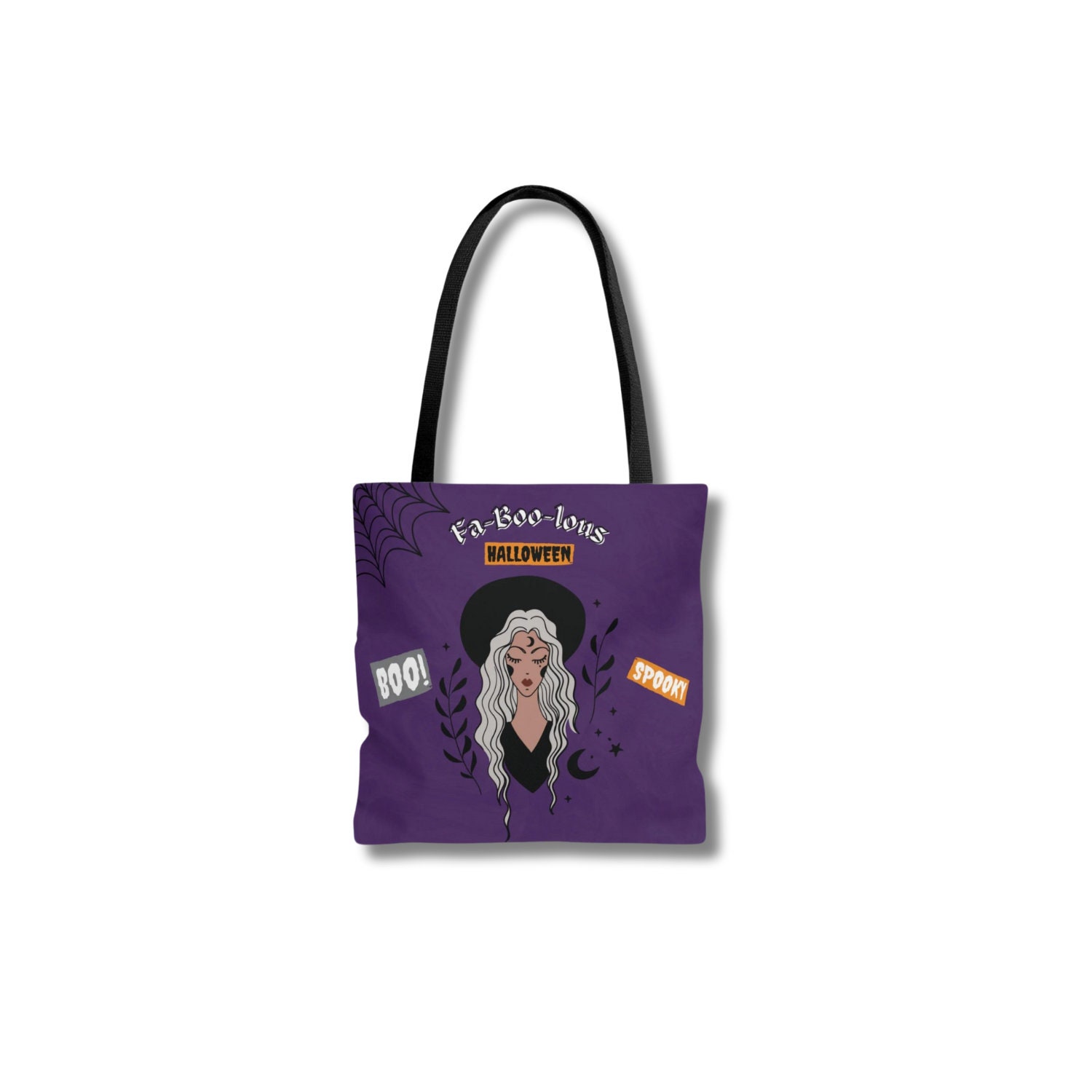 Halloween Tote Bag, Witch Tote Bag, Spooky Bag, Horror Tote, Creepy ...
