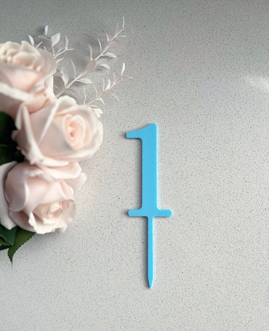Number Cake Topper Number 1 - Etsy