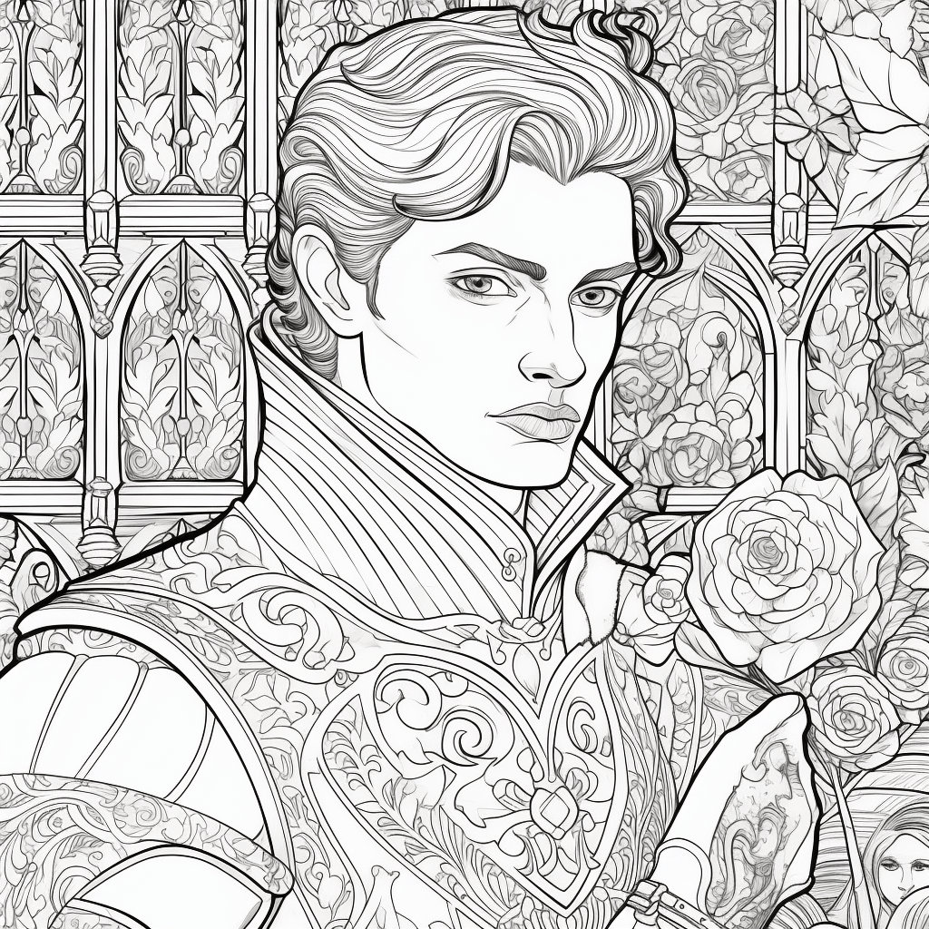 Coloring Pages Kings Queens Princes and Princesses Coloring Book Pages ...