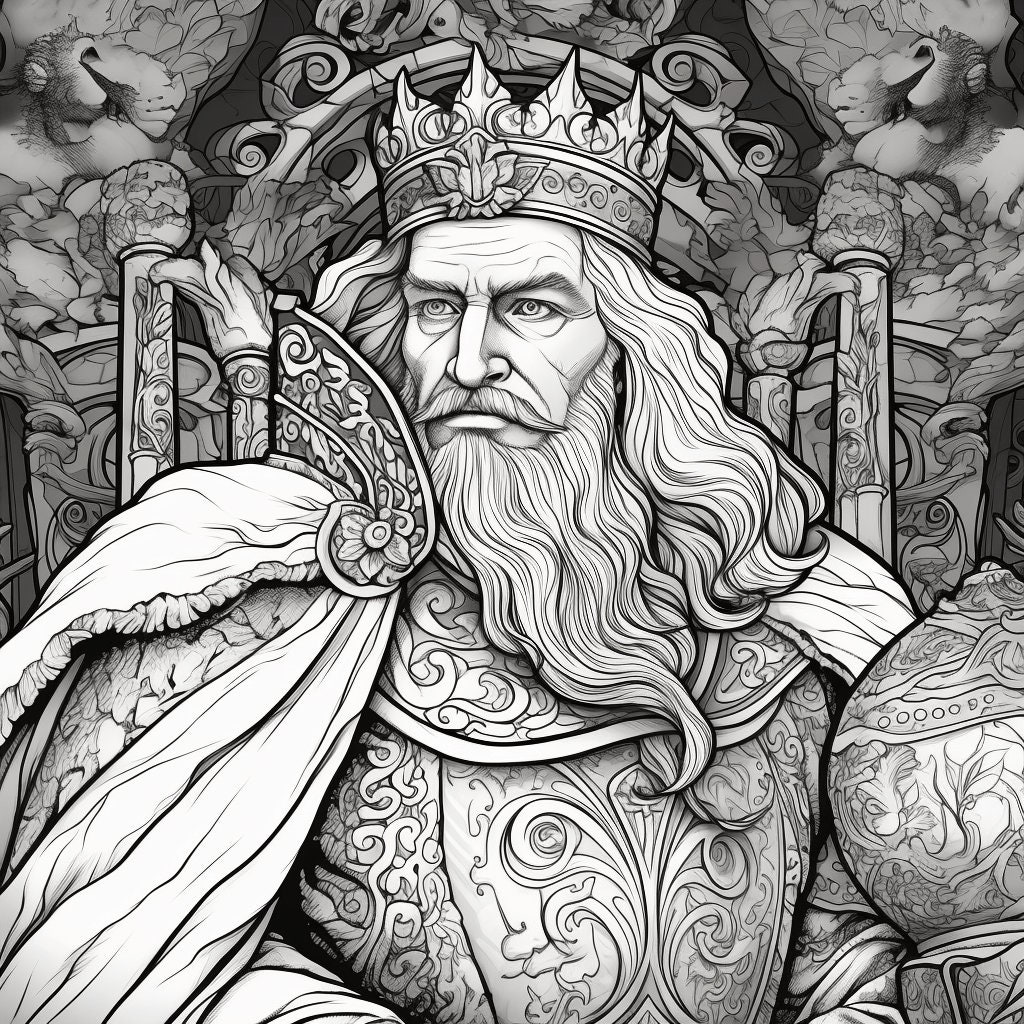 Coloring Pages Kings Queens Princes and Princesses Coloring Book Pages ...