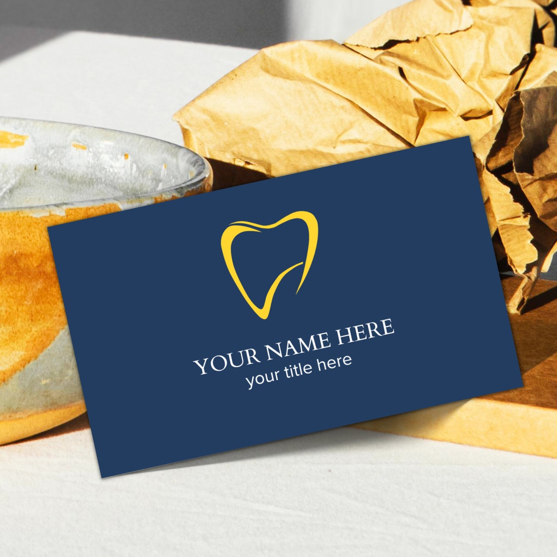 Editable and Printable Blue Dental Business Card Template, QR Code ...