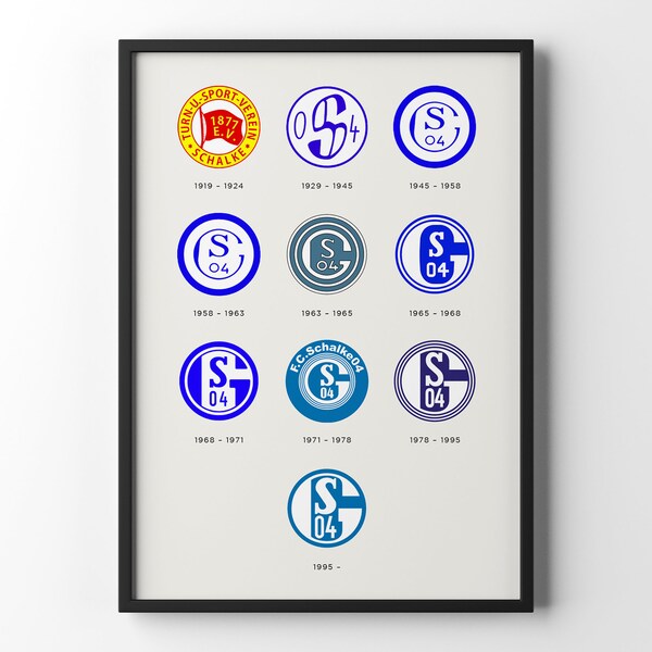 Fc Schalke 04 Logo - Etsy