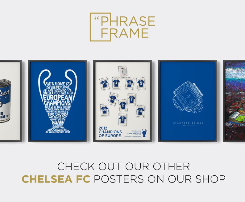 Chelsea FC Stadium Watercolour Painting Stamford Bridge Art Chelsea FC ...