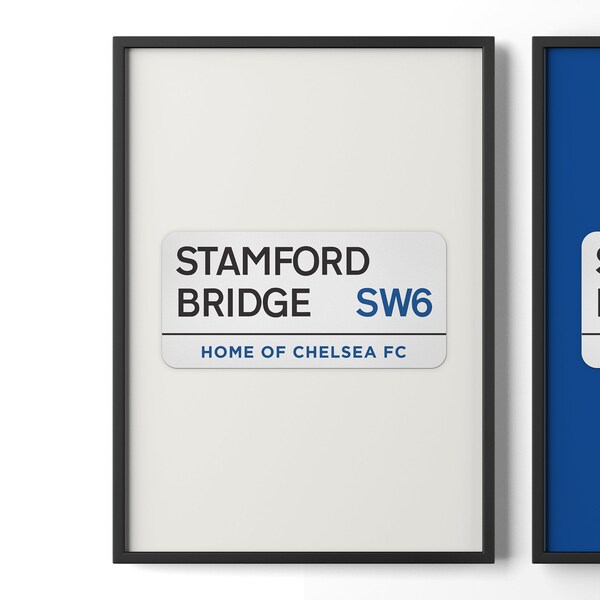 Chelsea Retro Poster - Etsy