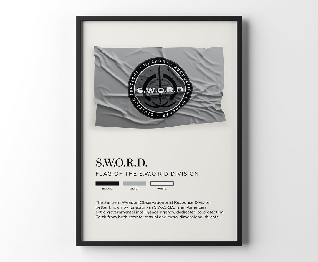 Marvel SWORD Flag Poster Superhero Wall Art Room Decor Avengers Fan ...