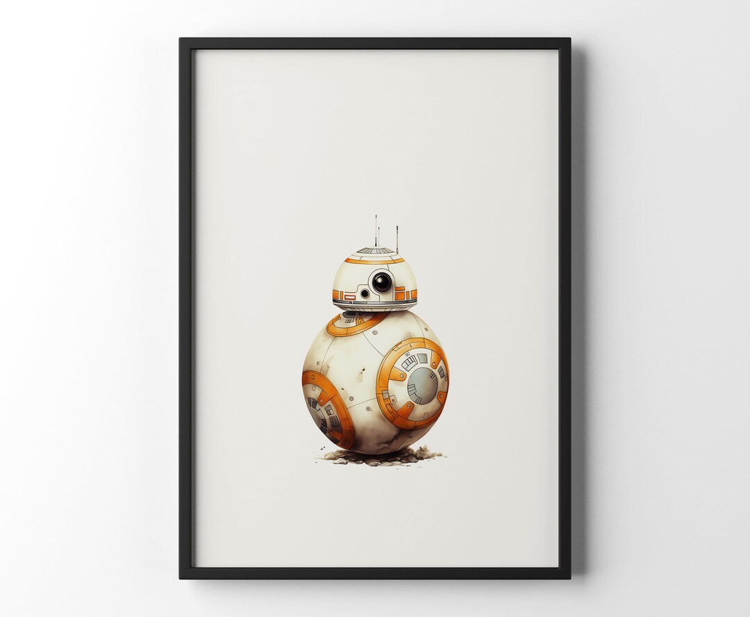 BB-8 Poster Star Wars Wall Art Prints BB8 Cute Beatrix - Etsy